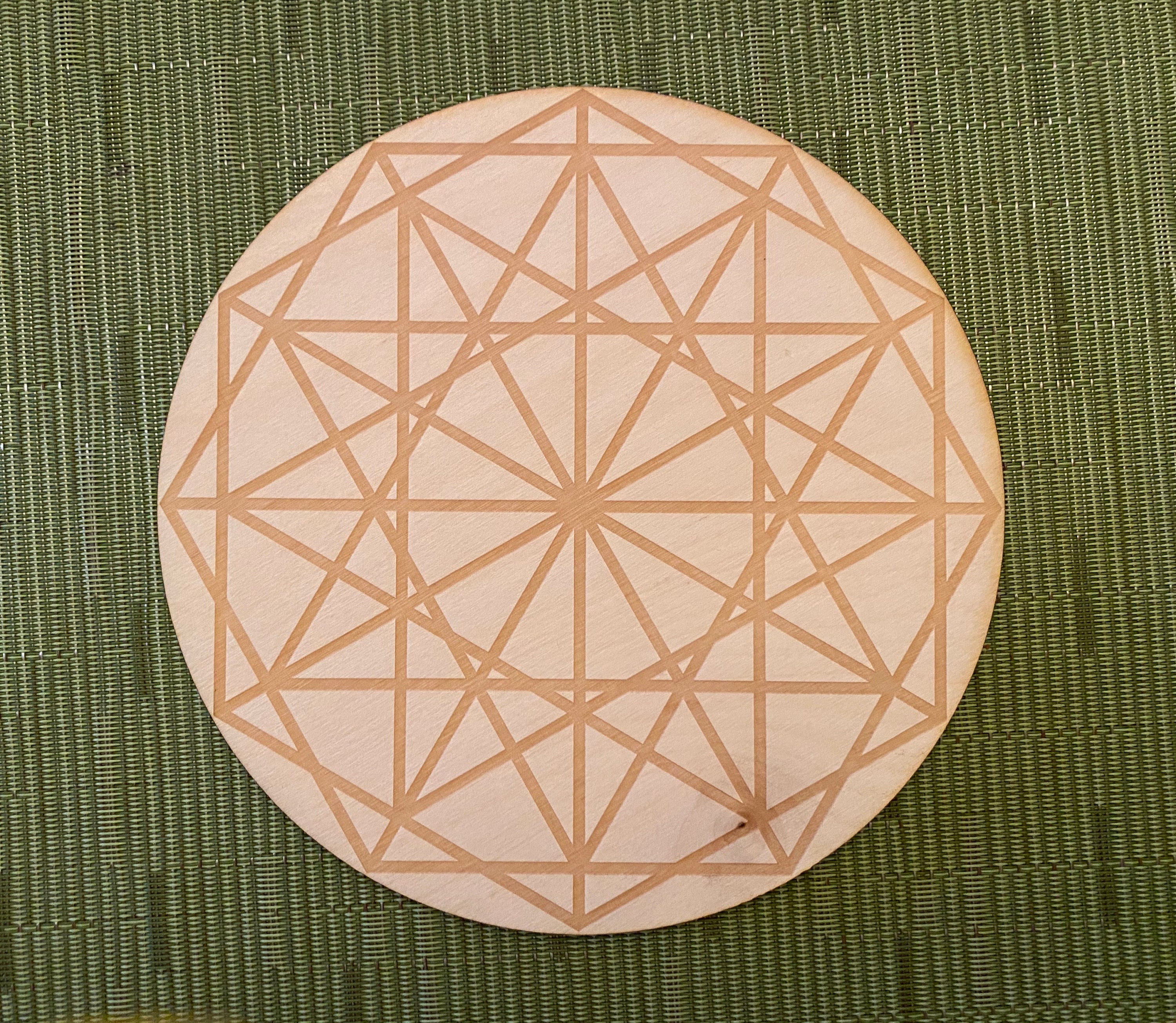 12 Pointed Star Crystal Grid - Dodecagram Crystal Grid - Altar ...