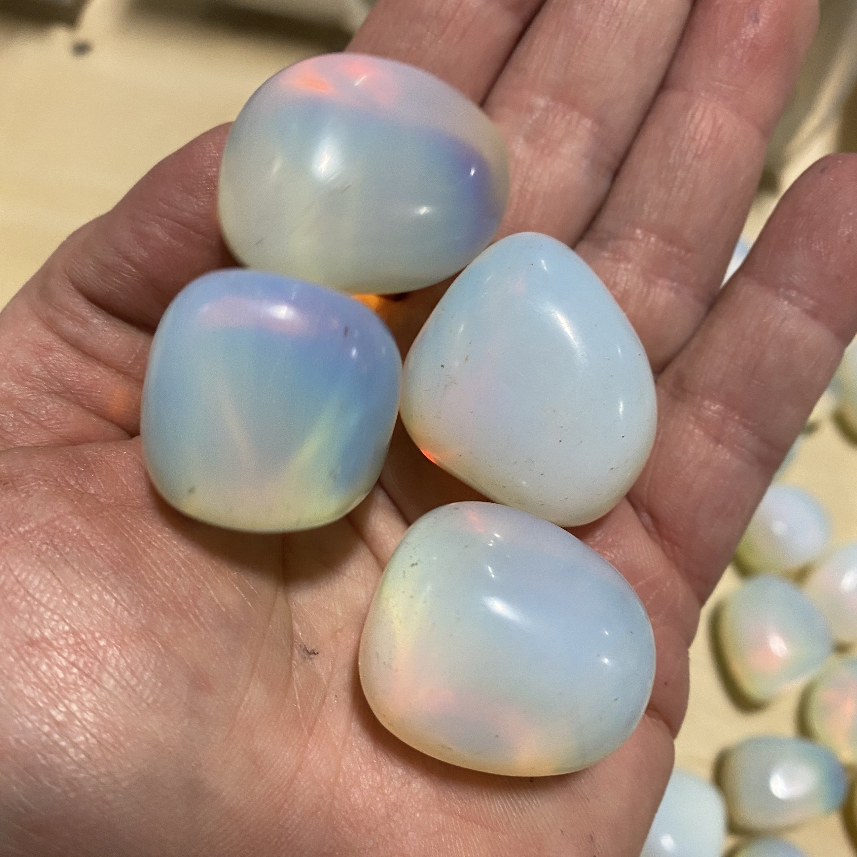 Opalite Tumbled Opalite Crown Chakra Reiki Energy - Etsy