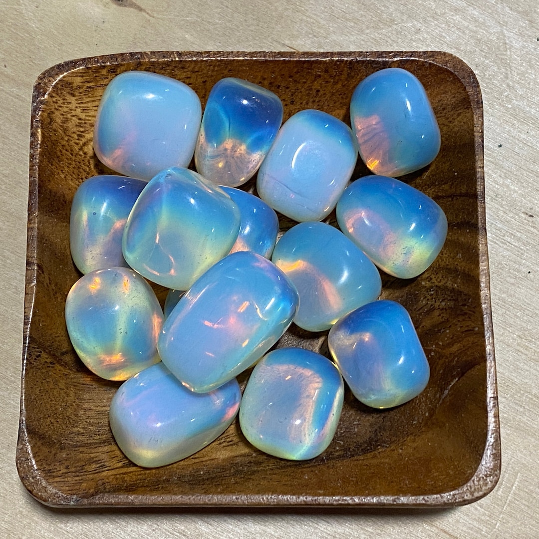 Opalite - Tumbled Opalite - Crown Chakra - Reiki - Energy Healing - Crystal Healing - Psychic ...