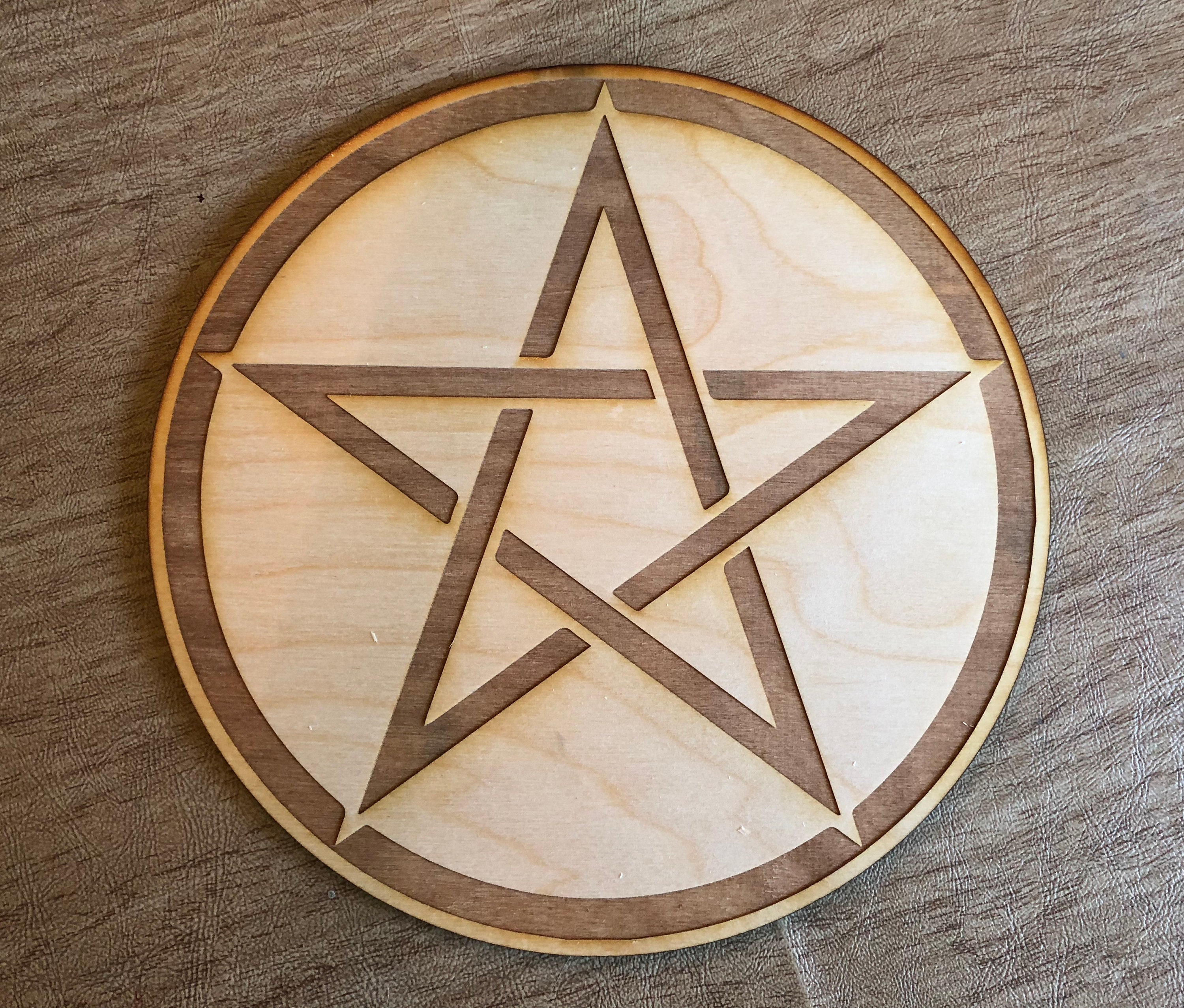 Pentagram Crystal Grid Altar Decoration - Etsy
