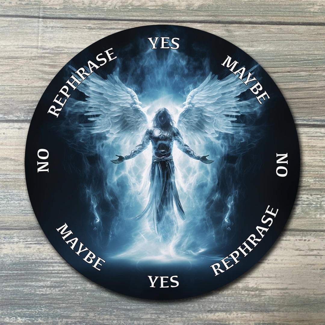 Angel Pendulum Board - Angel Divination Board - Full Color - Altar ...