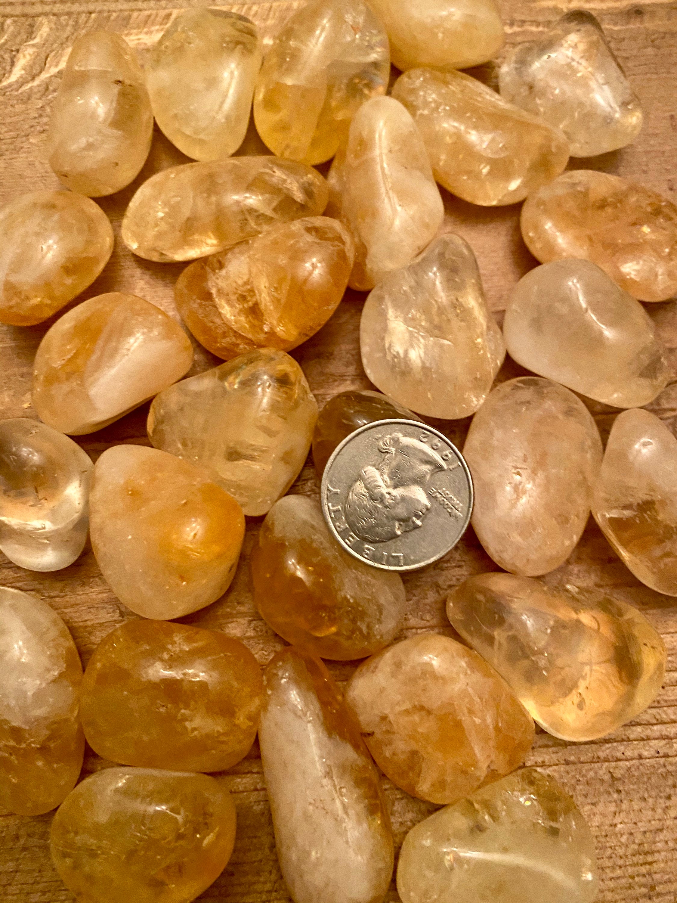 Citrine TUMBLED Citrine - Sacral Chakra - Solar Plexus - Reiki - Energy ...