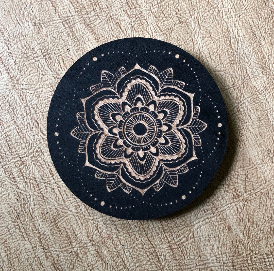 Painted Mandala Magnet - Mandala #15 - Mandala Magnet - Inspirational ...