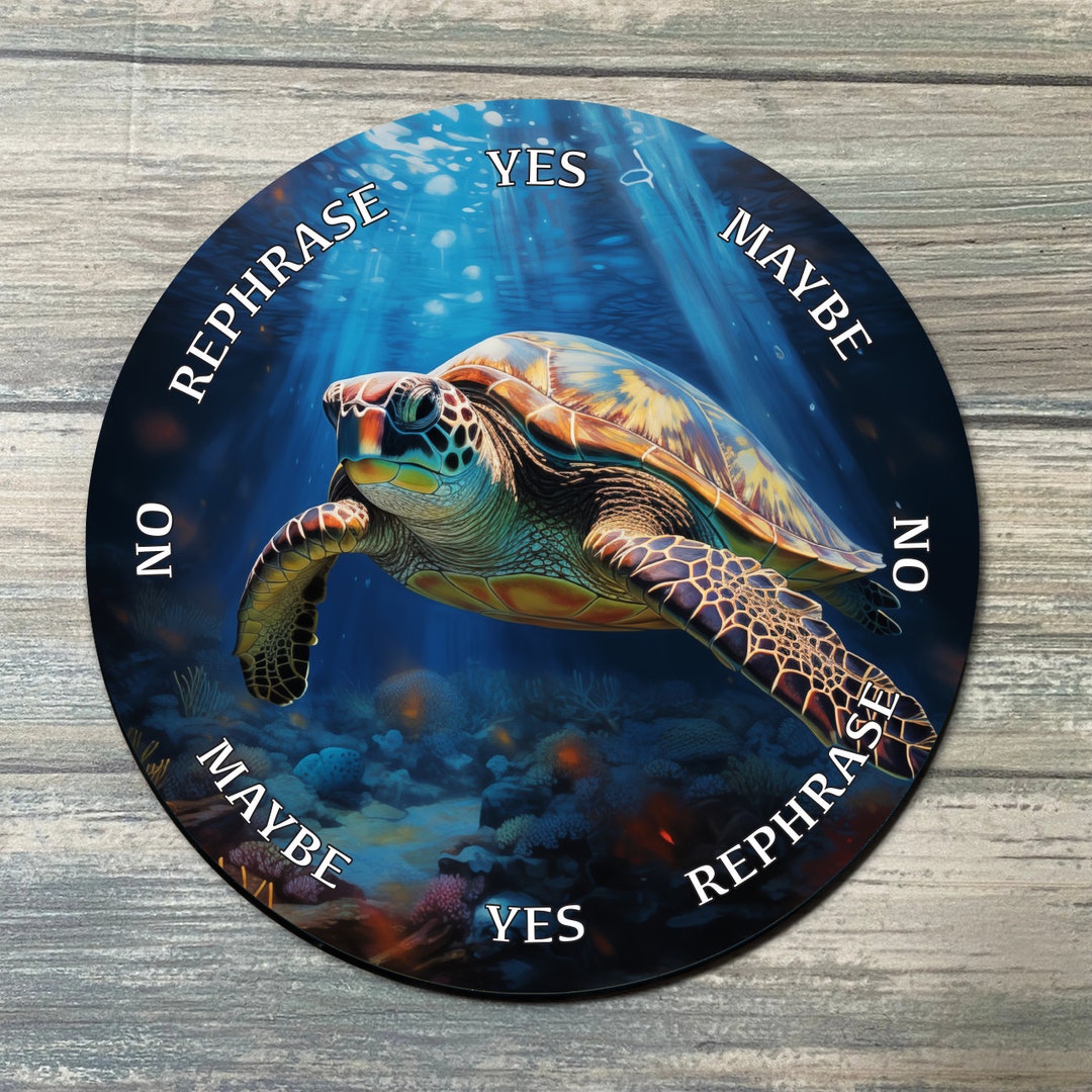 Sea Turtle Pendulum Board Ocean Divination Board Full Color Altar ...