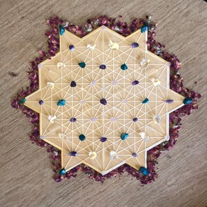 64 Grid Tetrahedron Crystal Grid - 8 Star Tetrahedron Crystal Grid ...