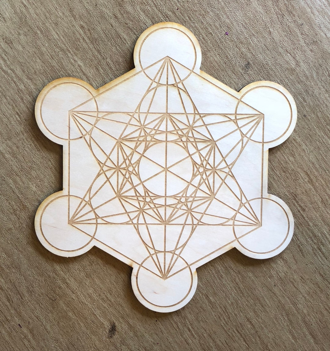 Metatron's Cube Crystal Grid #2 - Altar Decoration - Etsy