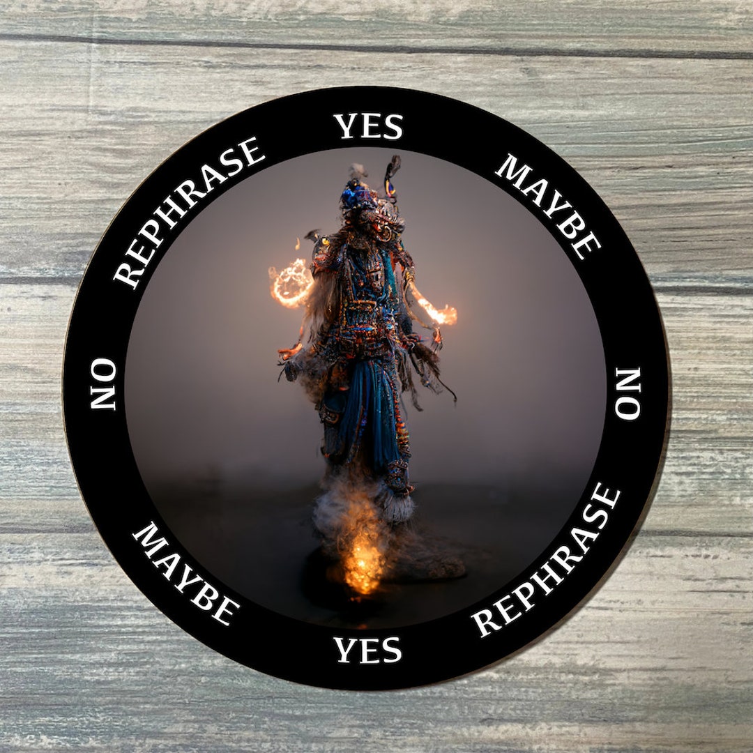 Shaman Pendulum Board - Shaman Divination Board - Full Color - Altar ...