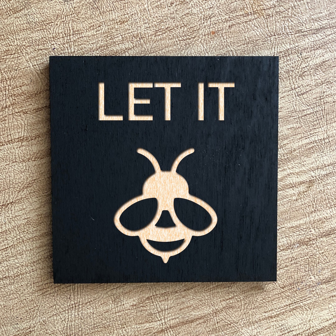 Let It Be Magnet - Let It Bee Magnet - Honey Bee Magnet - Inspirational ...