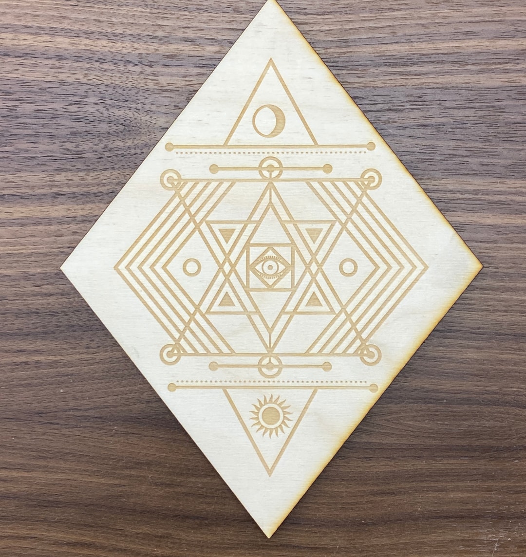 Diamond Geometric Crystal Grid - Geometric Crystal Grid - Diamond ...
