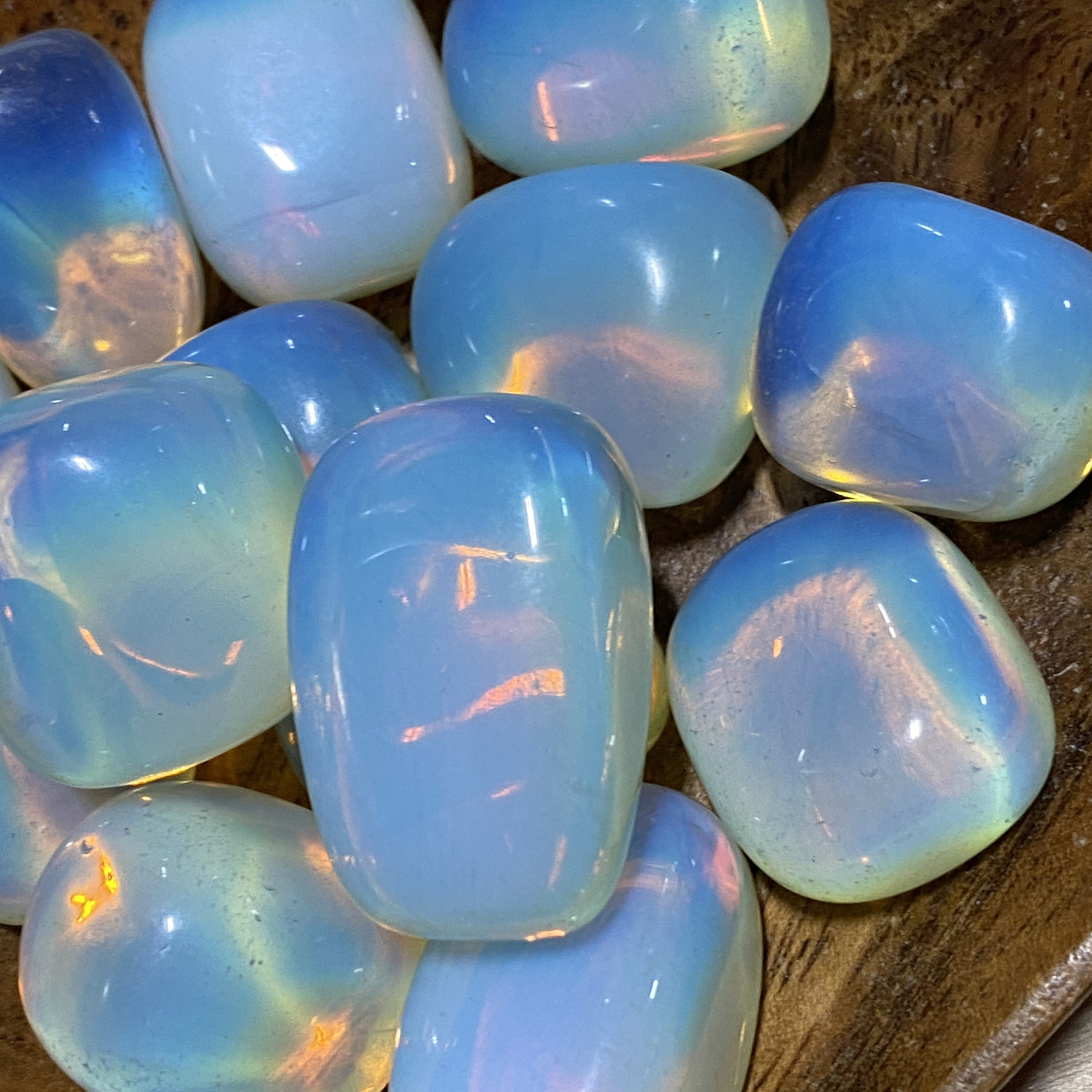 Opalite - Tumbled Opalite - Crown Chakra - Reiki - Energy Healing - Crystal Healing - Psychic ...