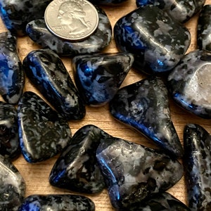 Indigo Gabbro TUMBLED LARGE - Tumbled Indigo Gabbro - Crystals for ...