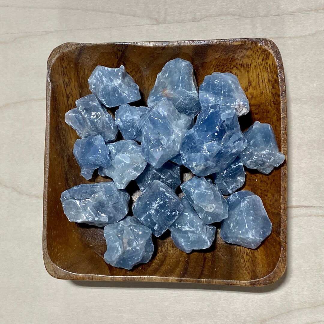 Blue Calcite RAW Blue Calcite Natural Rough Throat Chakra 5th Chakra ...