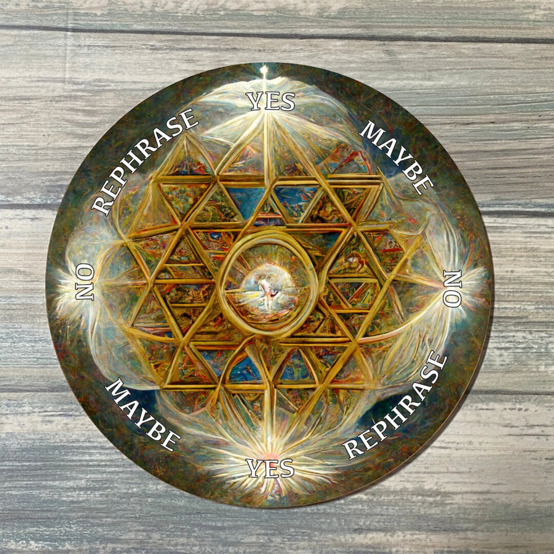 Heaven Pendulum Board - Heaven Divination Board - Full Color - Altar ...