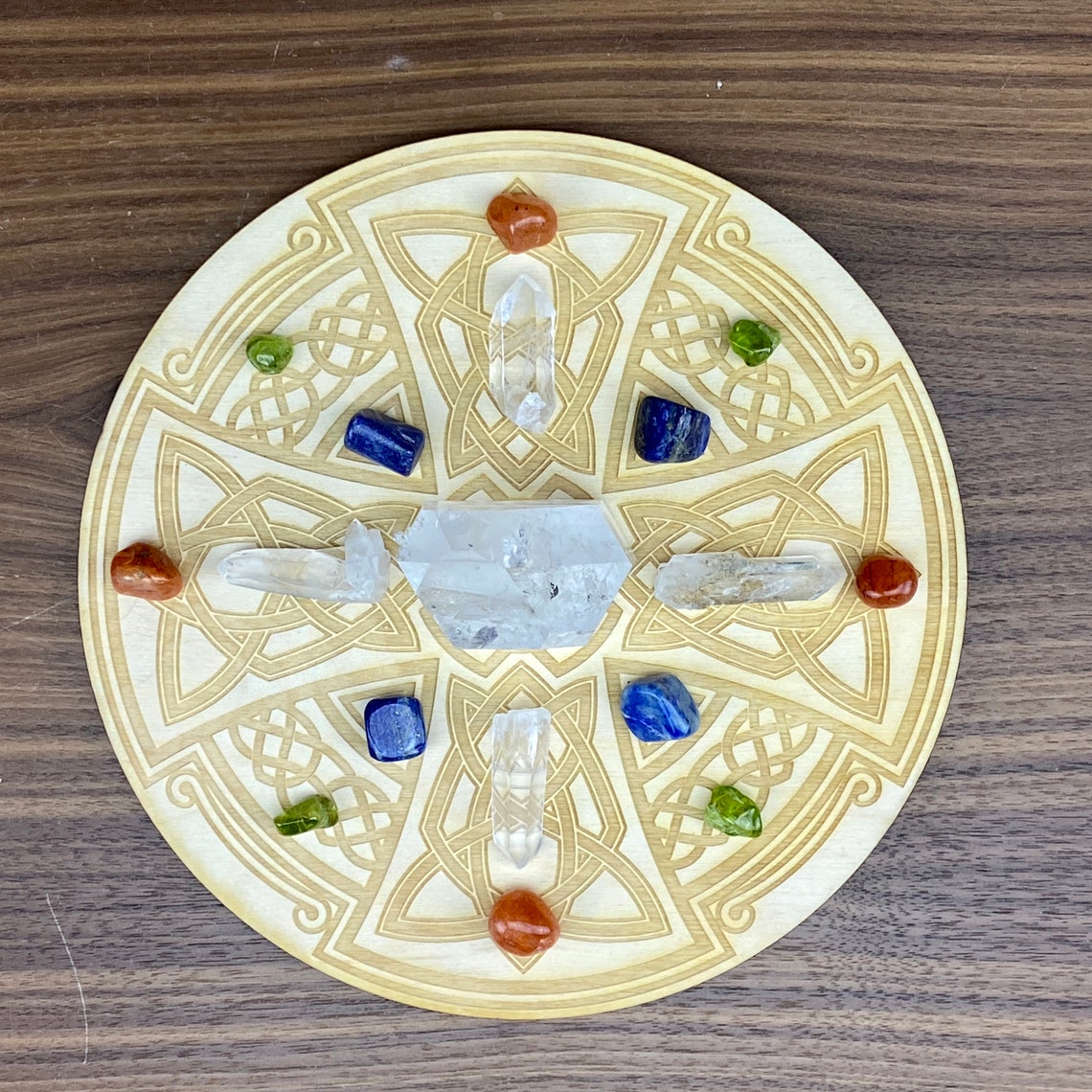 Celtic Cross Crystal Grid #2 - Cross Crystal Grid - Celtic Crystal Grid ...