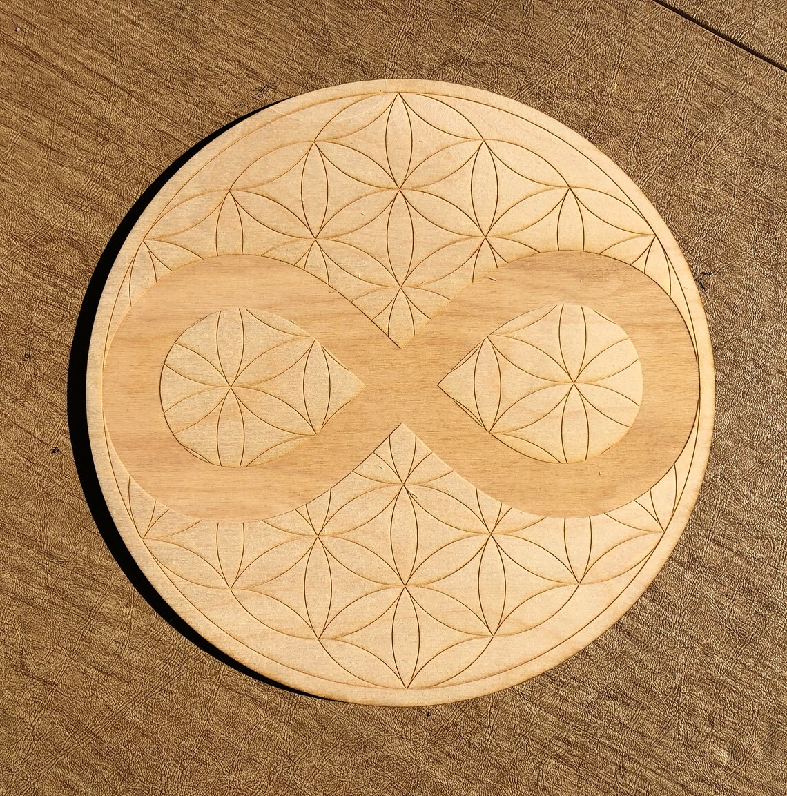 Infinity Flower of Life Crystal Grid - Infinity Crystal Grid - Altar ...