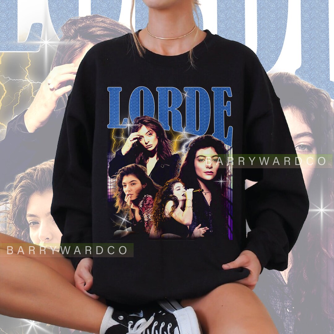 Lorde Vintage 90s Shirt Sweatshirt Hoodies, Lorde T-shirt, Pop Music ...