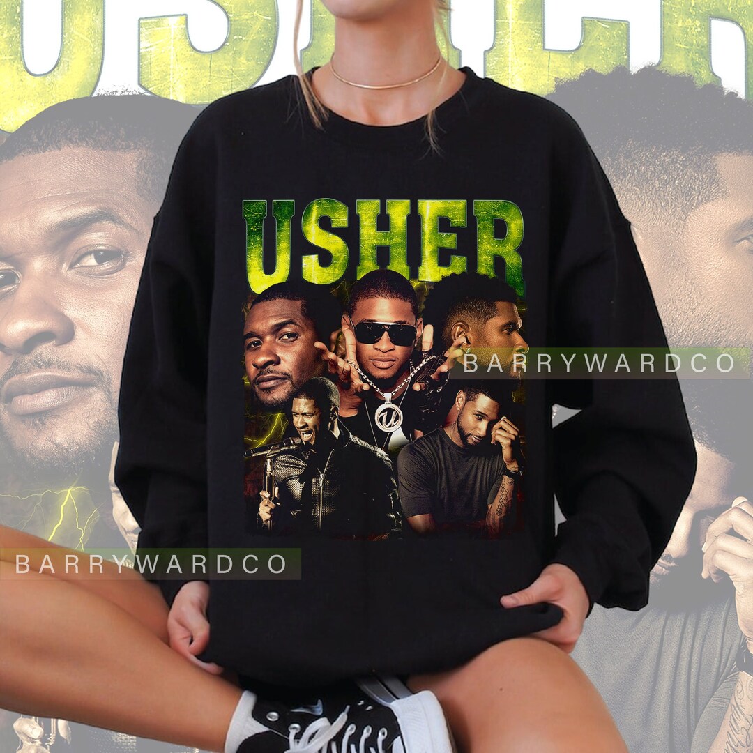 Usher 90s Shirt Sweatshirt Hoodies, Usher T-shirt, Usher Graphic Tee ...