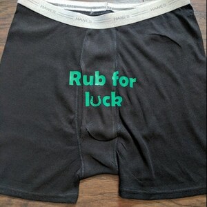 Rub for Luck / Men's Boxer Briefs/ Custom Boxer Briefs/ Stocking ...