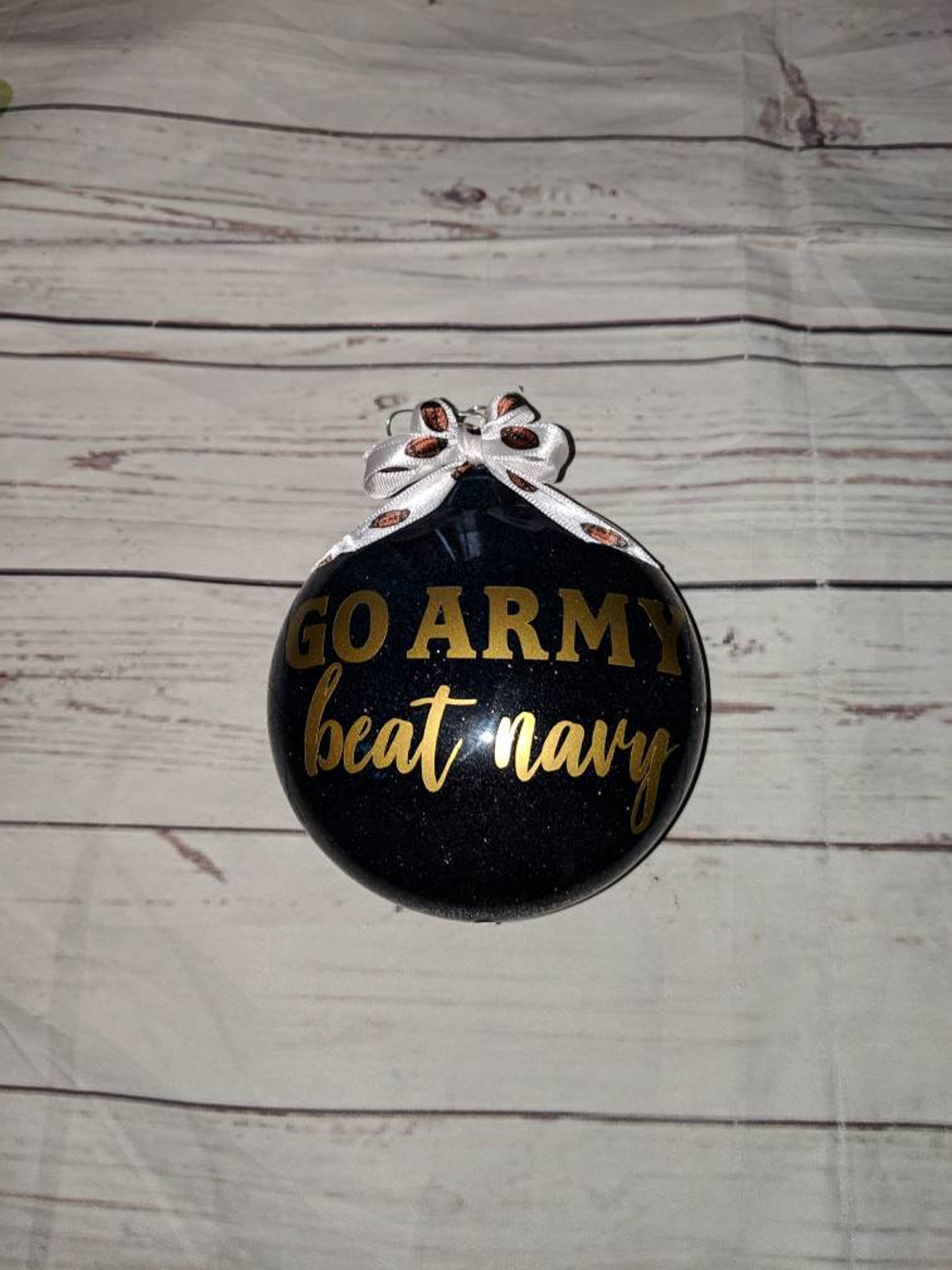Go army beat Navy ornament/ Christmas ornament/ Army pride/ | Etsy