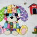 Patchwork Puppy Quilt Pattern, PDF Instant Download, Baby Blanket, Wall ...