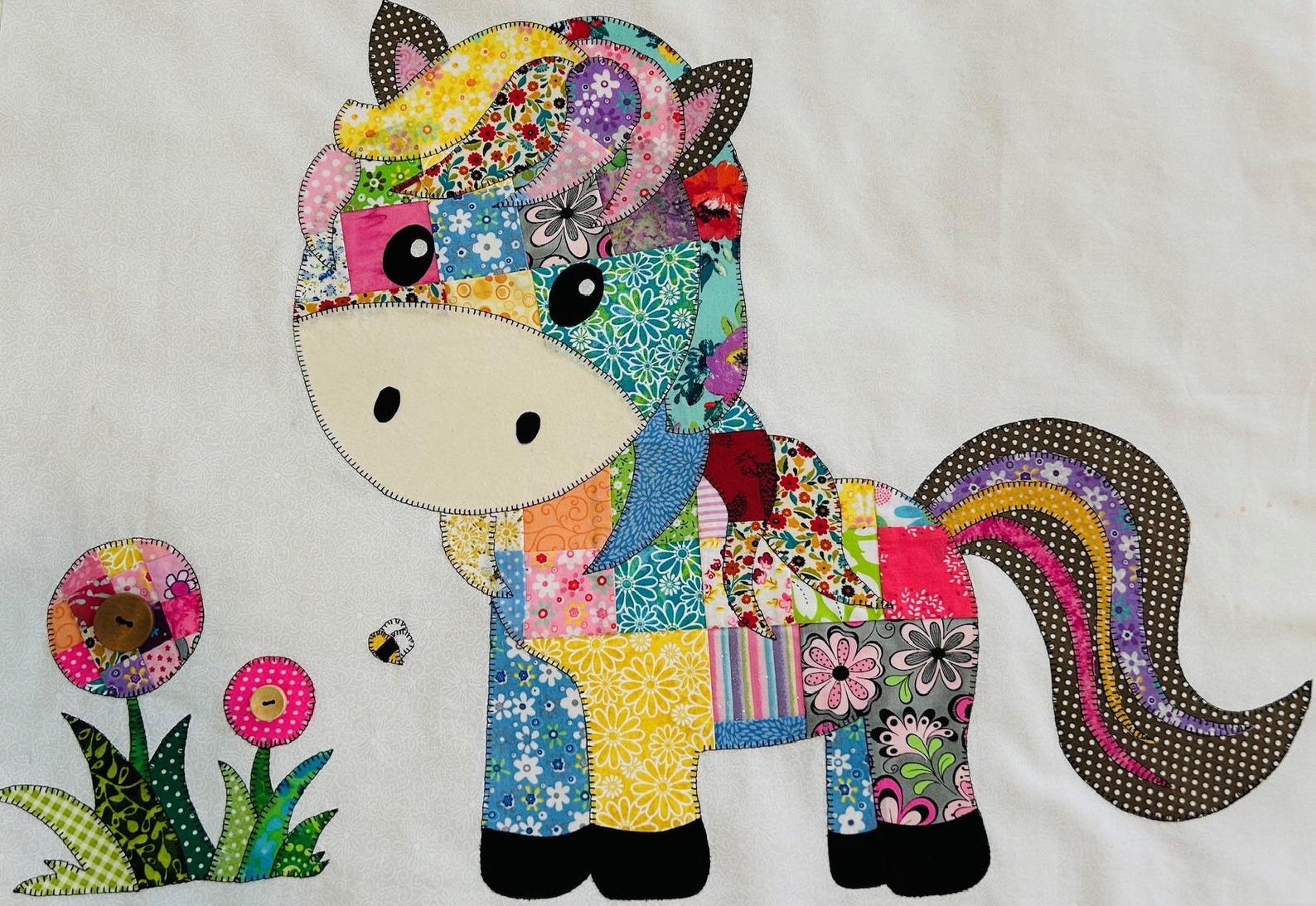 Horse Patchwork Quilt Pattern, PDF Instant Download - Etsy