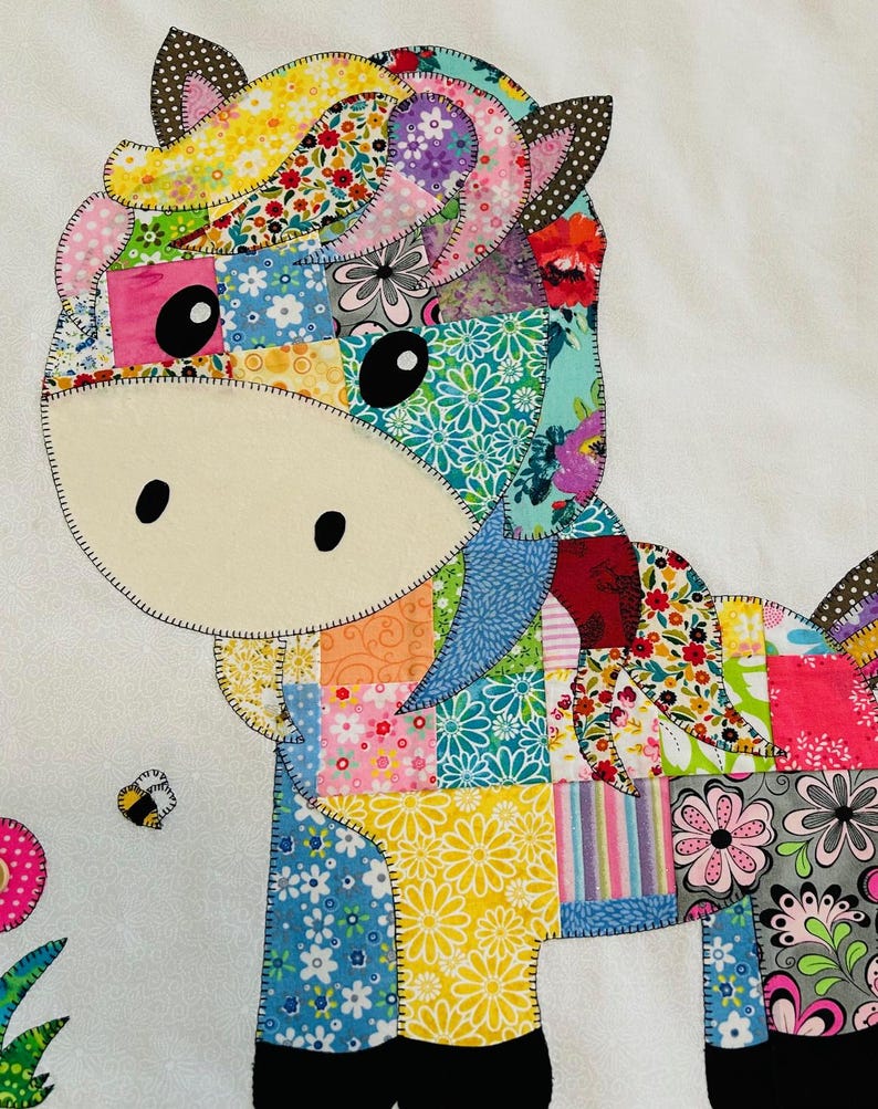 Horse Patchwork Quilt Pattern, PDF Instant Download - Etsy
