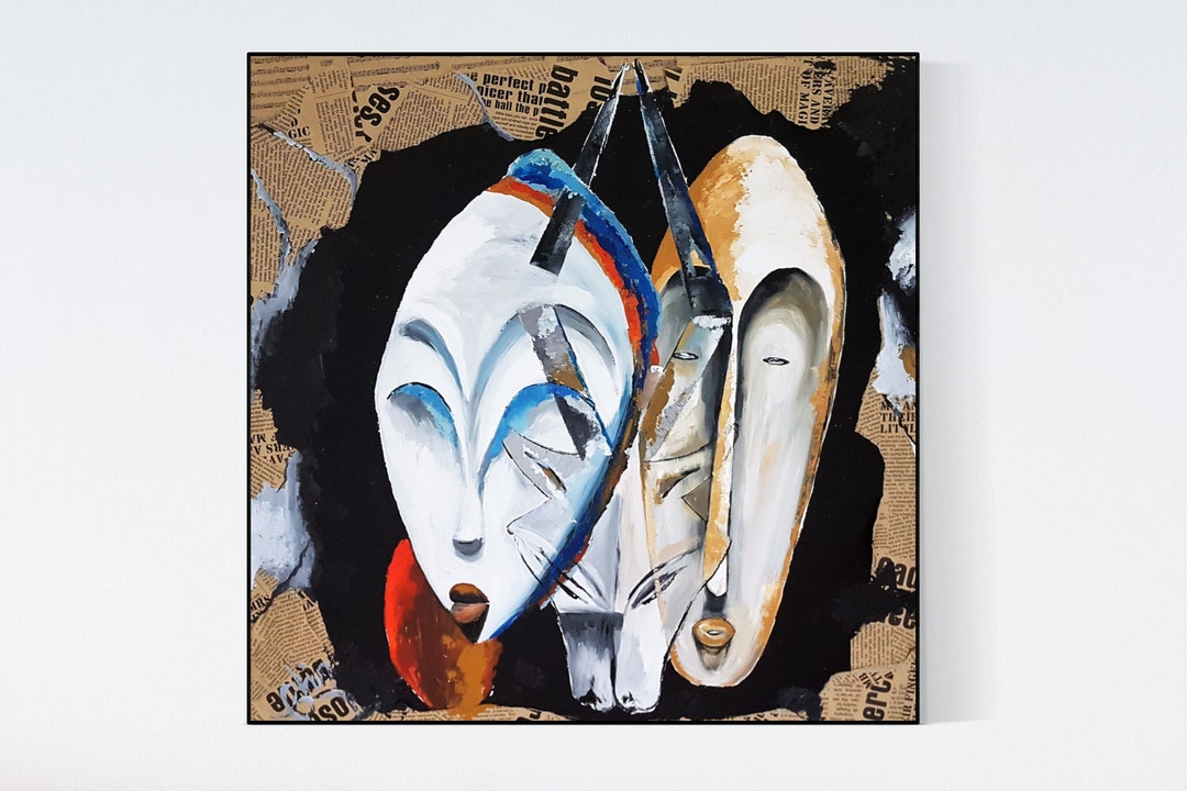 3rd Painting Abstract Wall Art Painting People Wall Art Painting Living ...