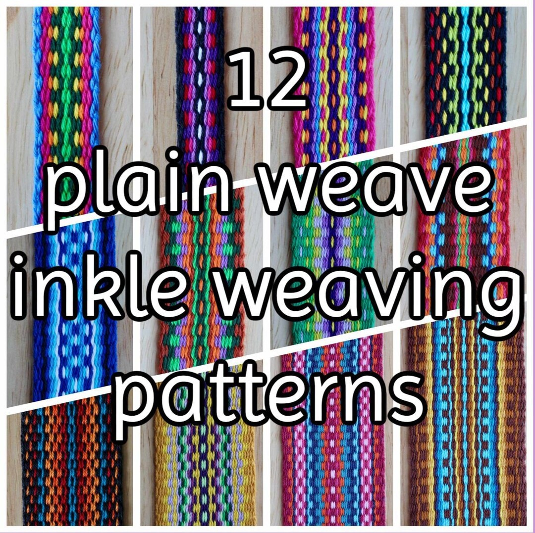 12 Plain Weave Inkle Patterns - Etsy