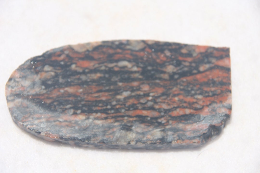 Red and Black Granite Slab - Etsy