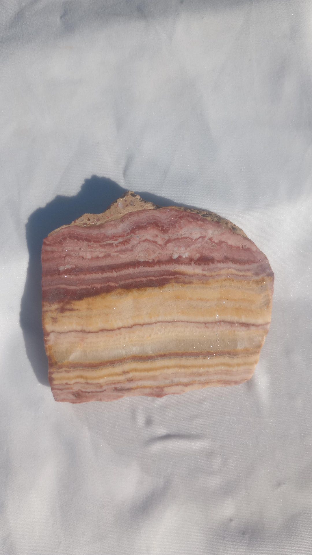 Yellow Lace Onyx Slab With Red - Etsy
