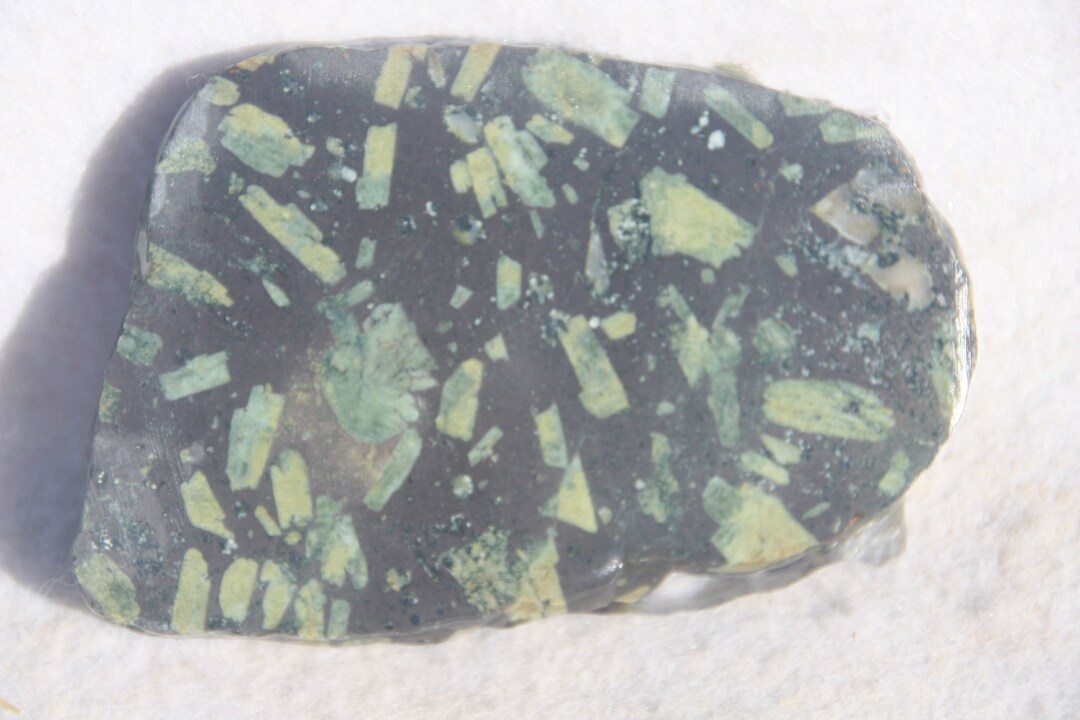 Green Chinese Writing Stone Slab - Etsy