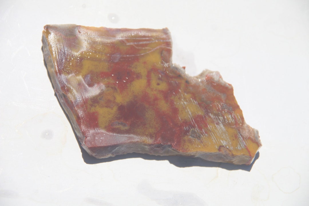 Red and Yellow Agate Slabs - Etsy