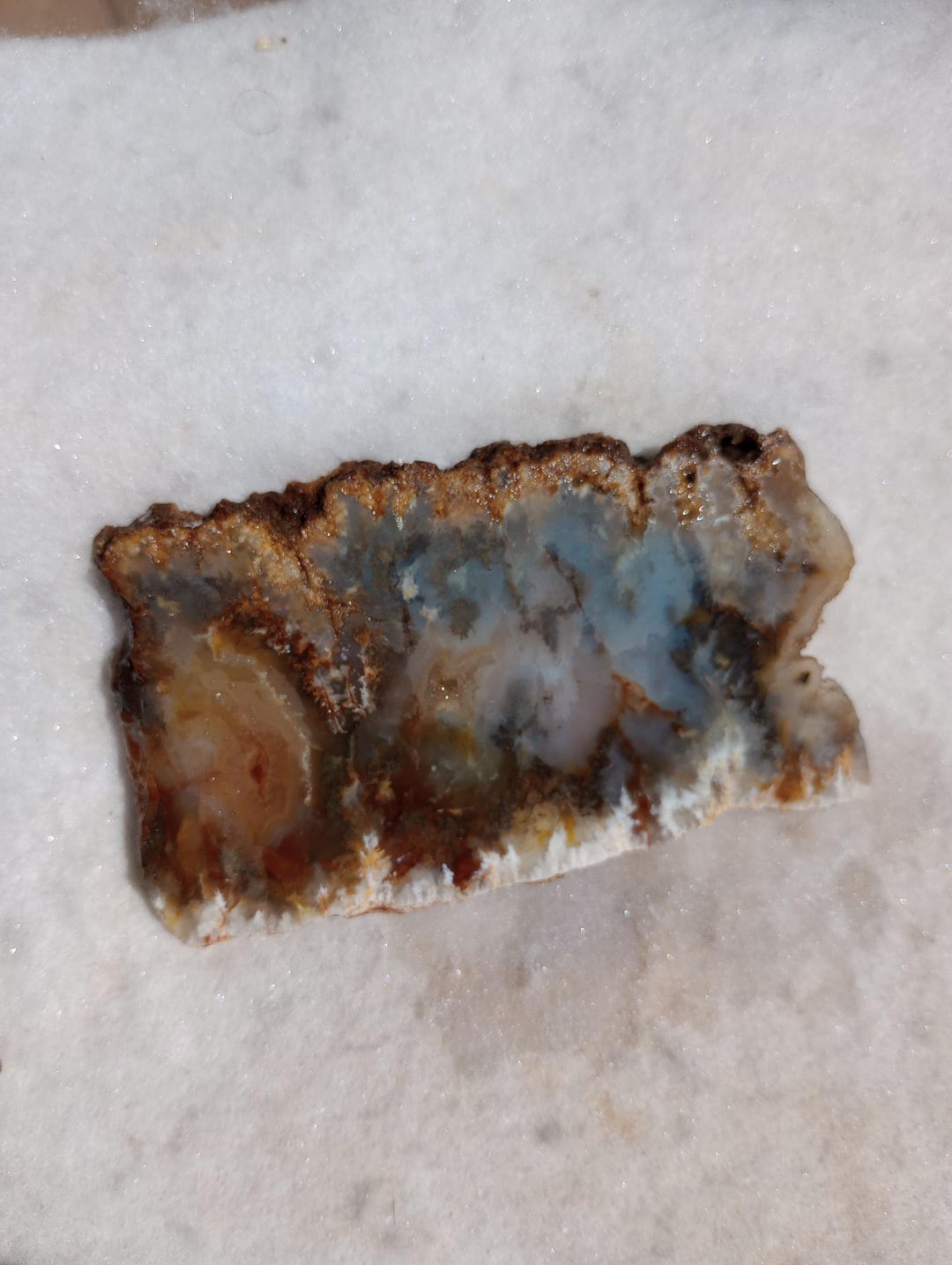 Regency Rose Plume Agate Slab - Etsy