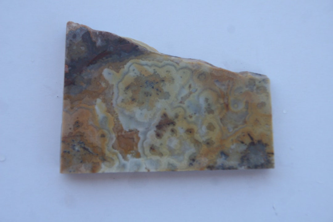 Yellow Mexican Lace Agate Slab - Etsy