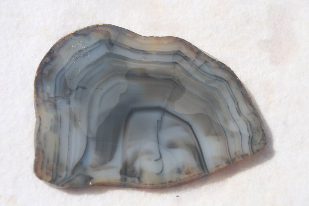 Concentric Laced Brazilian Agate Slab - Etsy