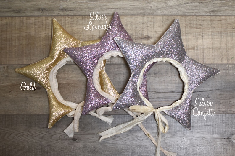 Star Headdress Photo Prop Glitter Star Headband MADE TO | Etsy