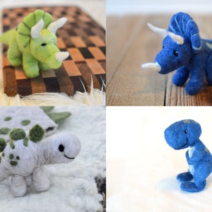 Hand Felted Dinosaur Bonnet and Stuffy Set Newborn - Etsy