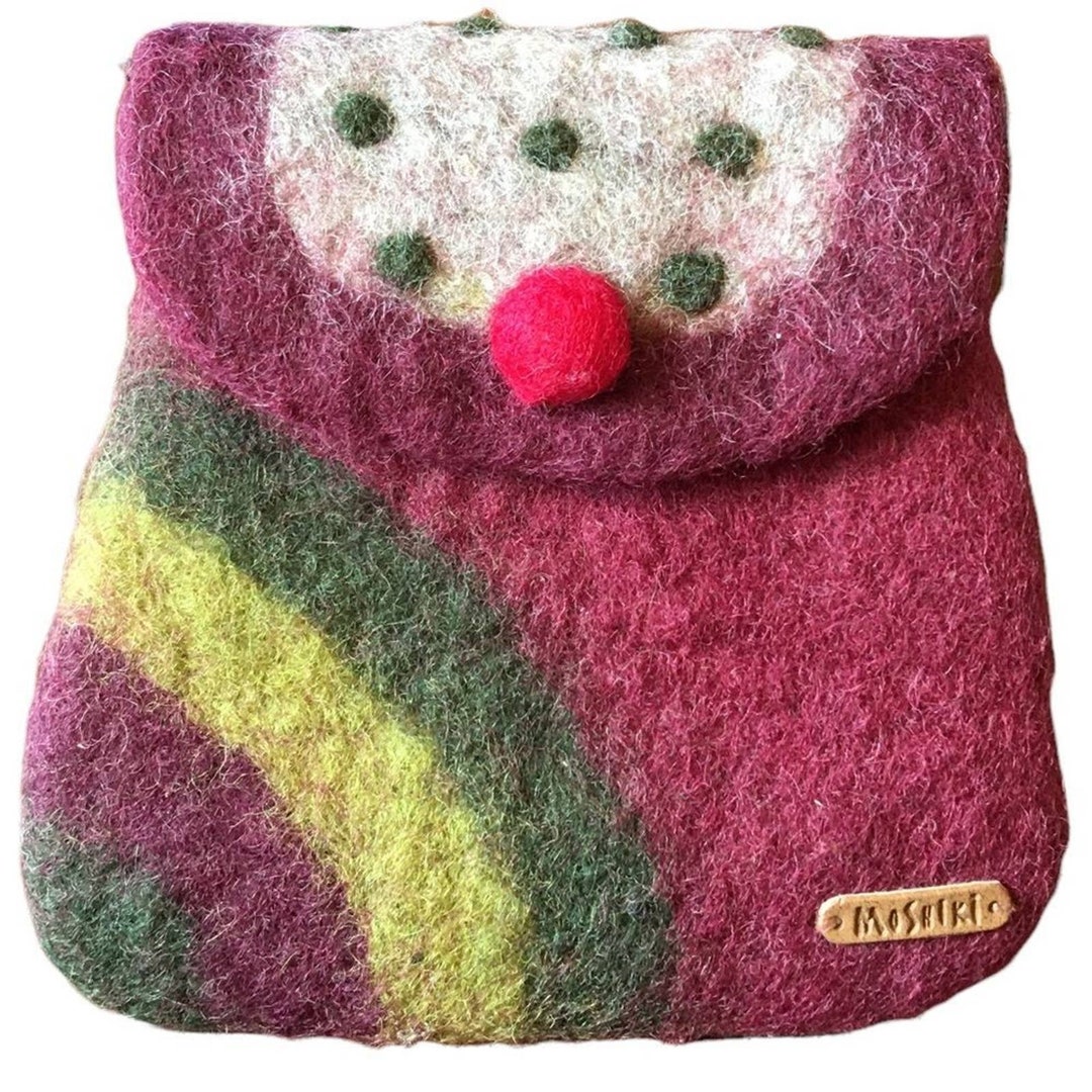 Moshiki Boiled Wool Coin Purse - Etsy