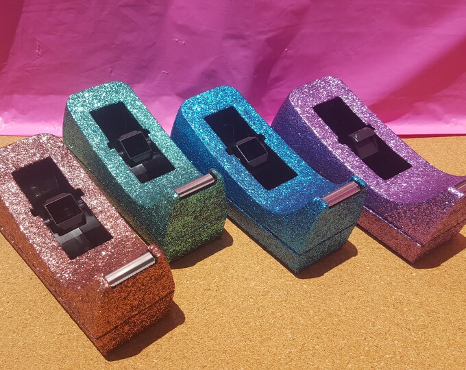 Extra Fine Glitter Tape Dispenser Rose Gold Tape Dispenser | Etsy