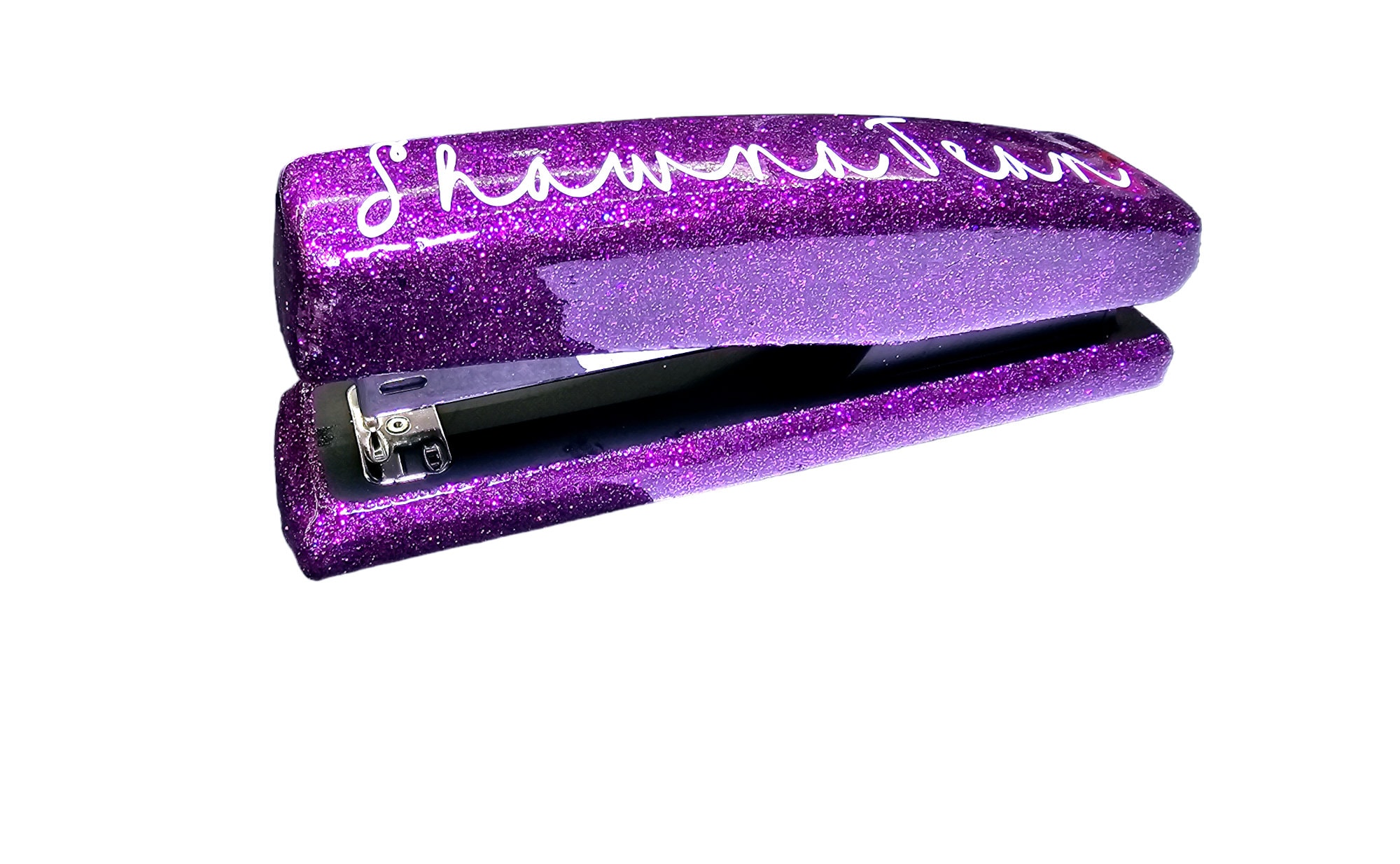 Custom EPOXY Coated Glitter Stapler With Name, Personalized Office ...