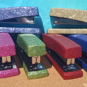 1 Glitter Stapler, Pink Glitter Stapler, Purple Stapler, Blue Stapler ...