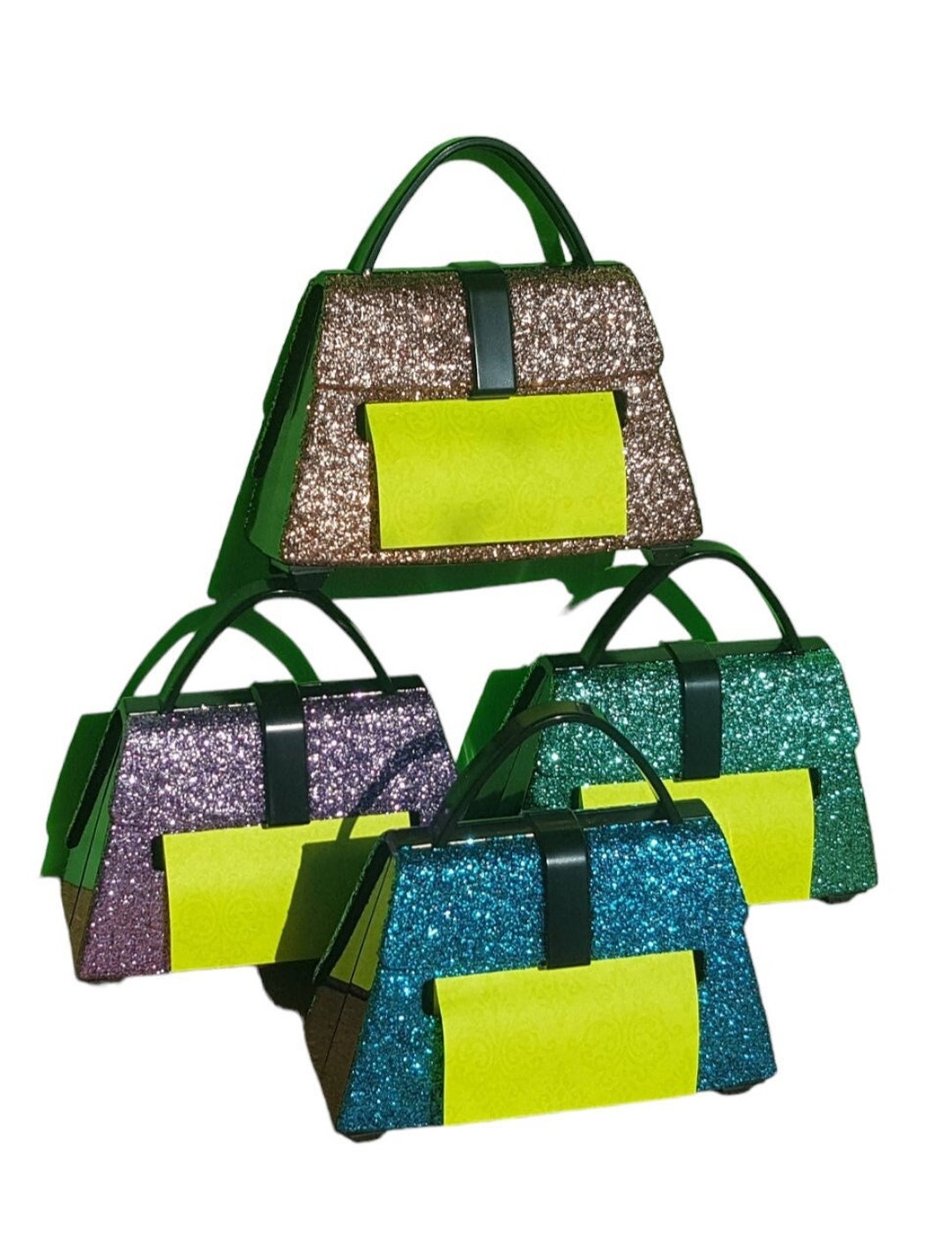 ONE- Extra Fine Purse Note Dispenser, Glitter Office Supplies, Note ...