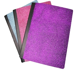 Glitter Composition Notebook, Journal, Diary, (your Choice of Color ...