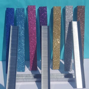 Glitter Staples, (your Choice of Color), Pink Staples, Blue Staples ...
