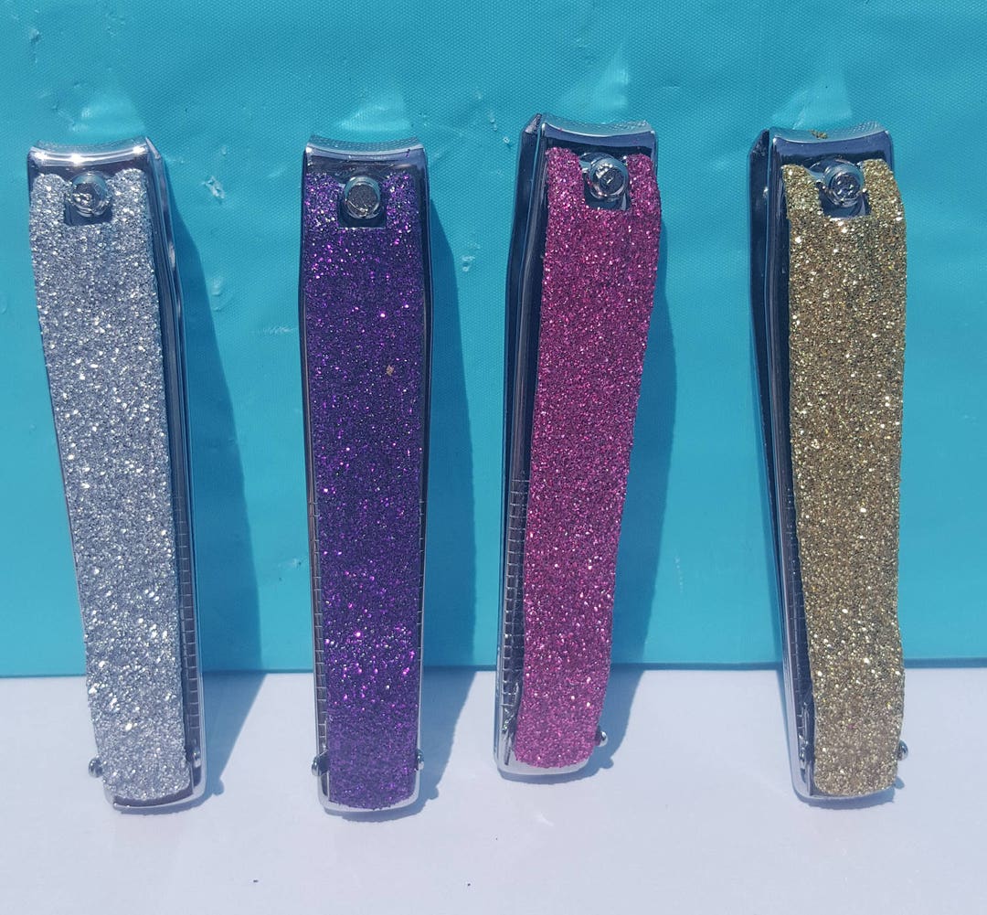 Extra Fine Glitter Nail Clippers, (metal), (your Choice of Color), Toe ...