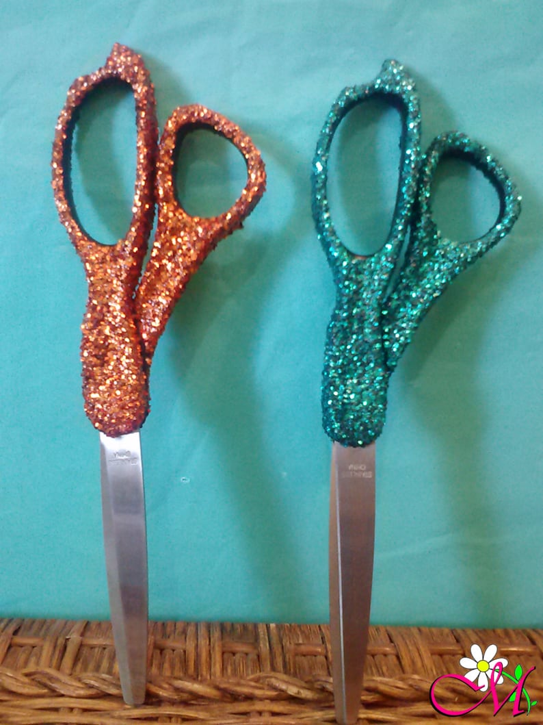 Glitter Scissors Office Supplies Craft Scissors your | Etsy