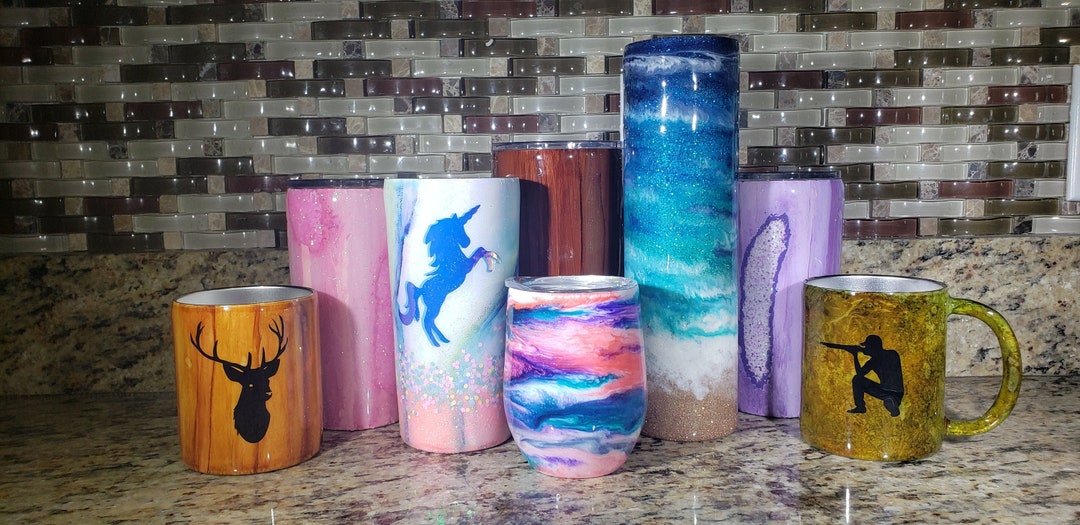 DESIGN Your Own Custom EPOXY Tumbler, Personalized Stainless Steel ...