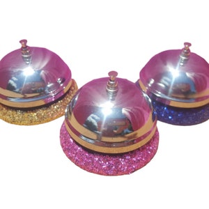 1 Glitter Office Desk Call Bell, Teacher Supply, Teacher Gift, Call ...