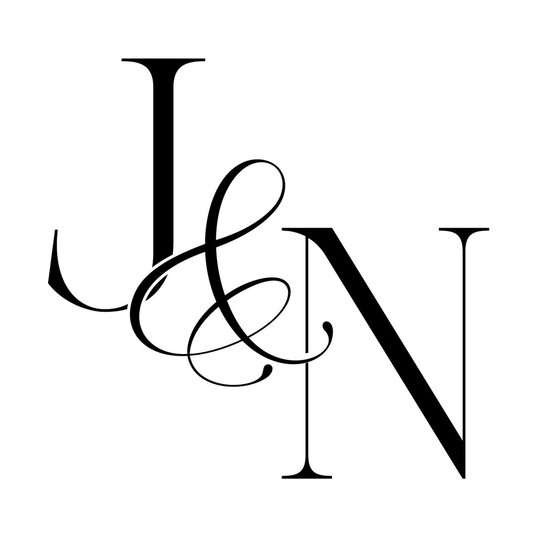 Wedding Monogram Logo JN, NJ | J & N Digital Download Instant - Etsy Canada