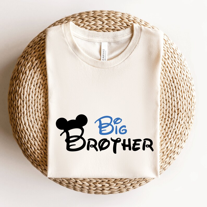 Mickey Mouse Head Big Brother SVG Png Pdf - Etsy